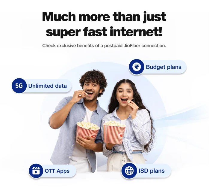 Best Prepaid, Postpaid Plans, WiFi Connection & Mobile Apps | Jio