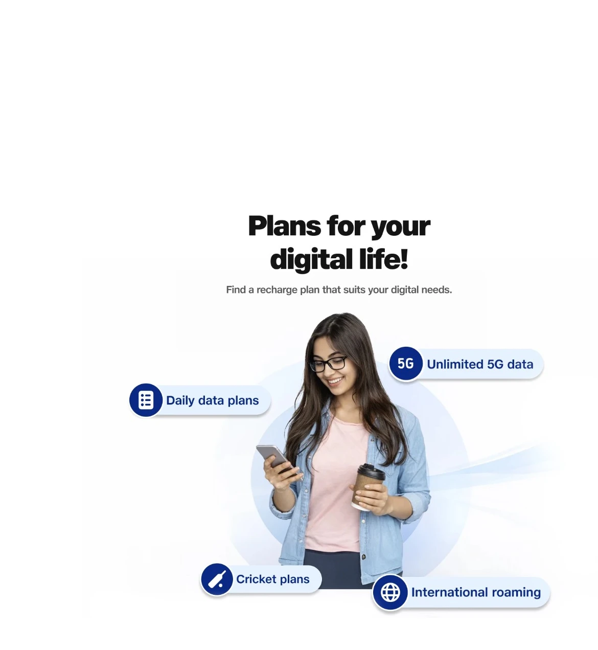 Best Prepaid, Postpaid Plans, WiFi Connection & Mobile Apps | Jio